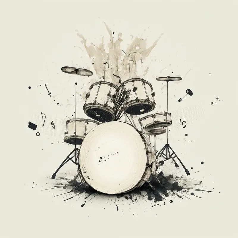 Watercolor Musical Instrument Prints Midjourney Prompt | PromptBase