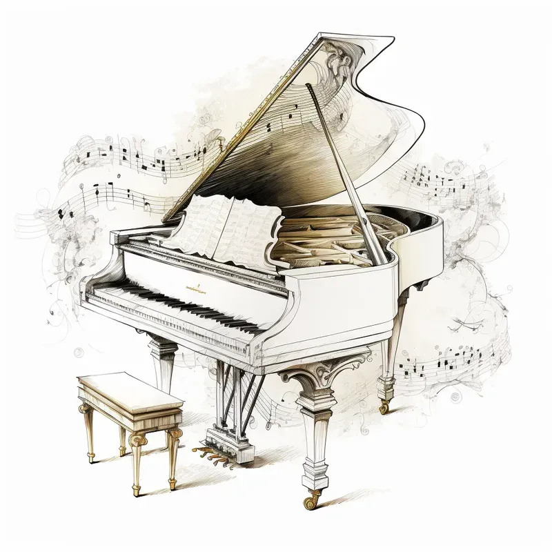 Watercolor Musical Instrument Prints Midjourney Prompt | PromptBase