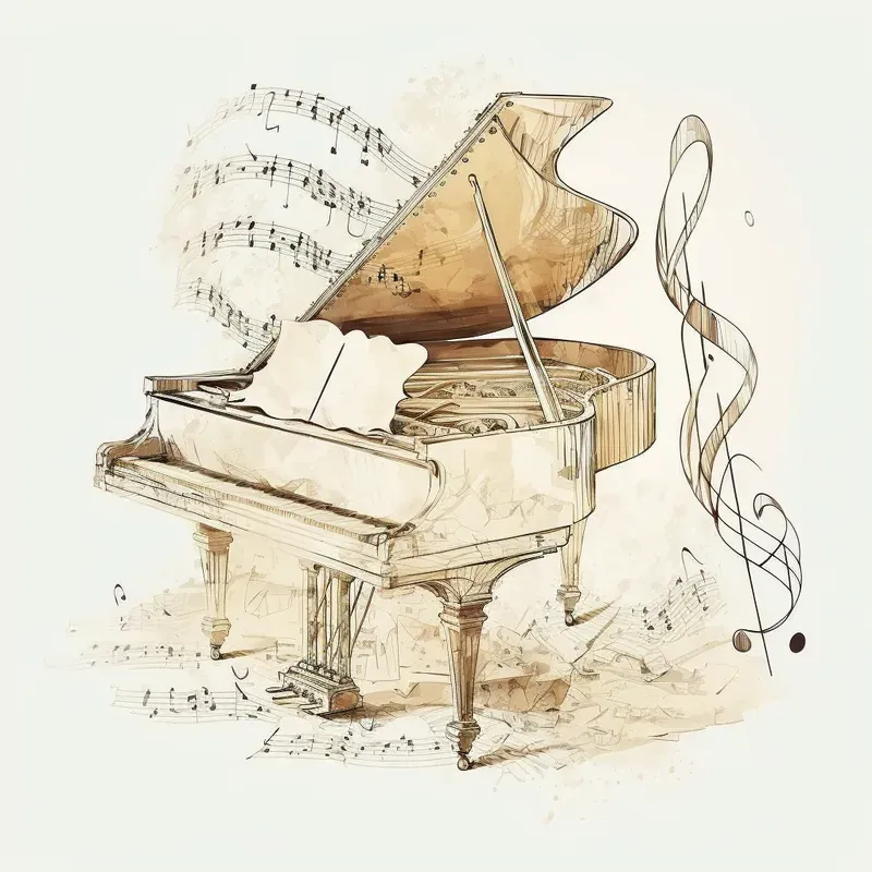 Watercolor Musical Instrument Prints Midjourney Prompt | PromptBase