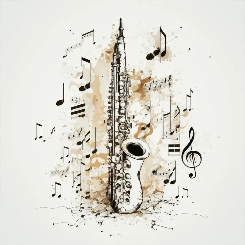 Watercolor Musical Instrument Prints Midjourney Prompt | PromptBase
