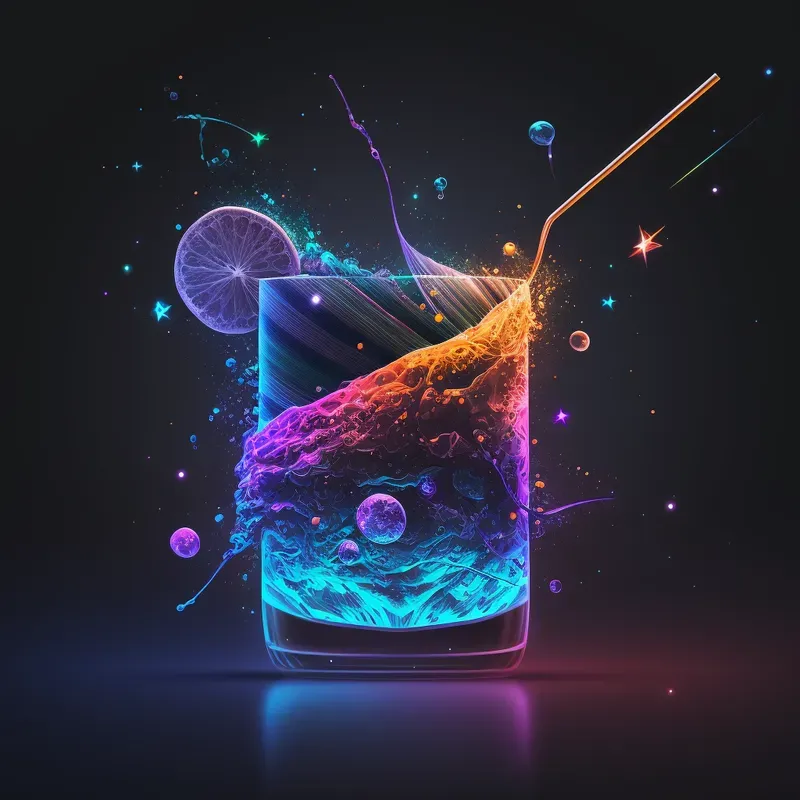 Glowing Neon Art Midjourney Prompt | PromptBase