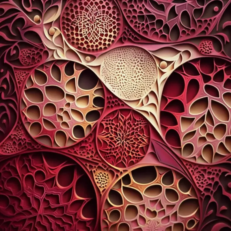 Abstract Relief Patterns Midjourney Prompt | PromptBase