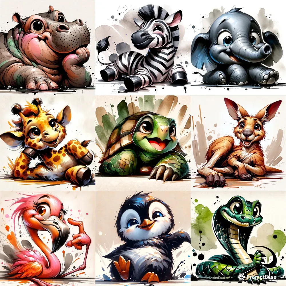 Present Continuous Practices DALL·E Prompt | PromptBase