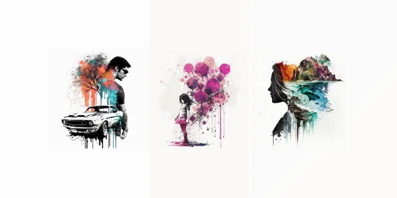 Amazing Double Exposure Designs Midjourney Prompt | PromptBase