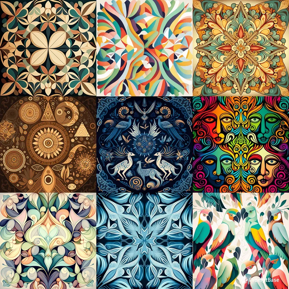 Whimsical Patterns Midjourney Prompt | PromptBase