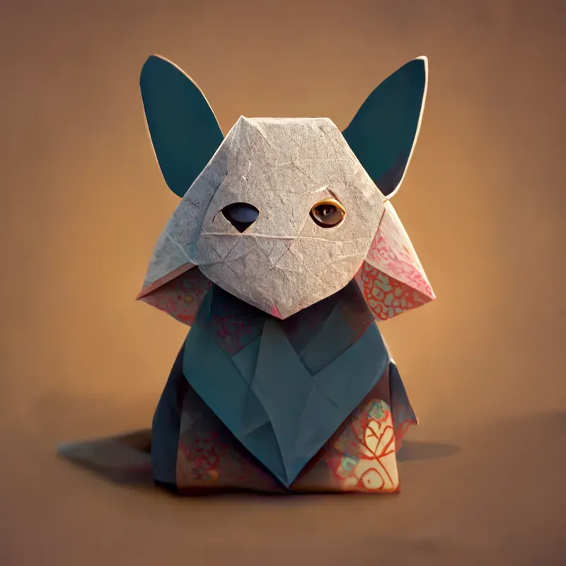 Origami Animal Avatars Midjourney Prompt | PromptBase