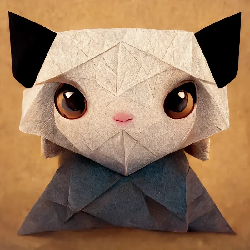 Origami Animal Avatars Midjourney Prompt | PromptBase