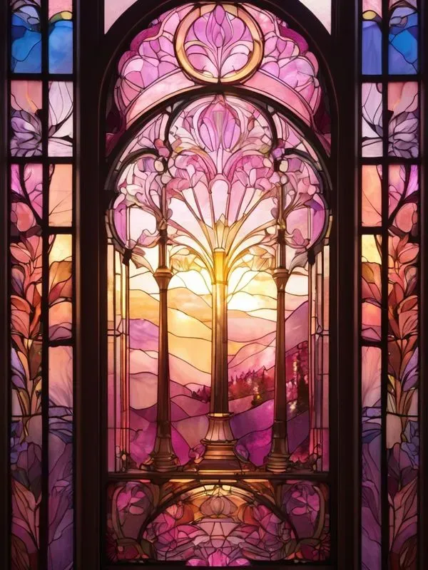 Stained Glass Illustrations Leonardo Ai Prompt | PromptBase