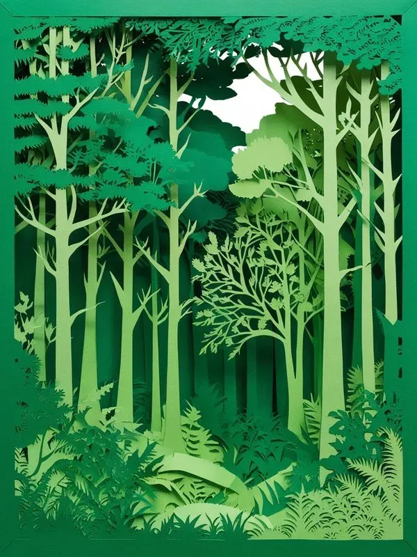 Papercut Art Images Leonardo Ai Prompt | PromptBase
