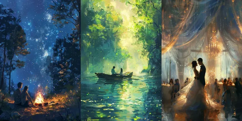 Romantic Oil Painting Generator App | PromptBase