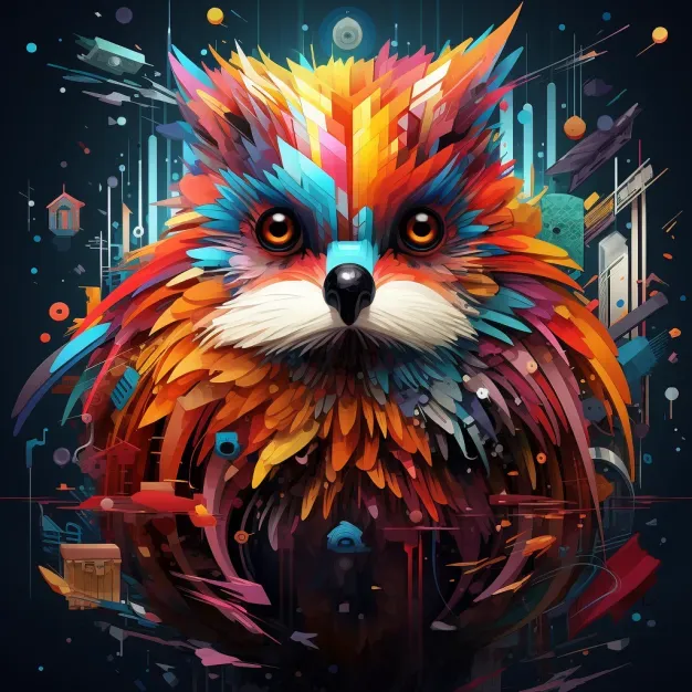 Fusion Of Pixel Art Paintings Midjourney Prompt | PromptBase