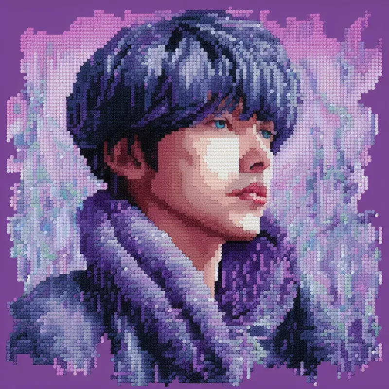 Celebrity Pixel Art Portraits Midjourney Prompt | PromptBase