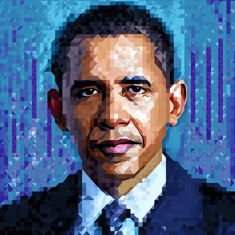 Celebrity Pixel Art Portraits Midjourney Prompt | PromptBase