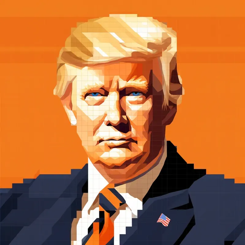 Celebrity Pixel Art Portraits Midjourney Prompt | PromptBase