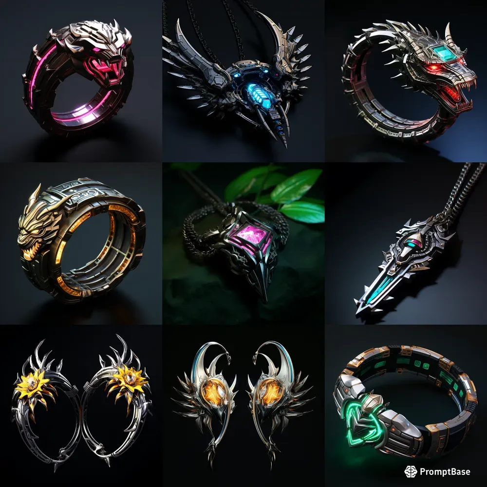 Cyberpunk 2077 Tygers Claw Jewels Midjourney Prompt | PromptBase