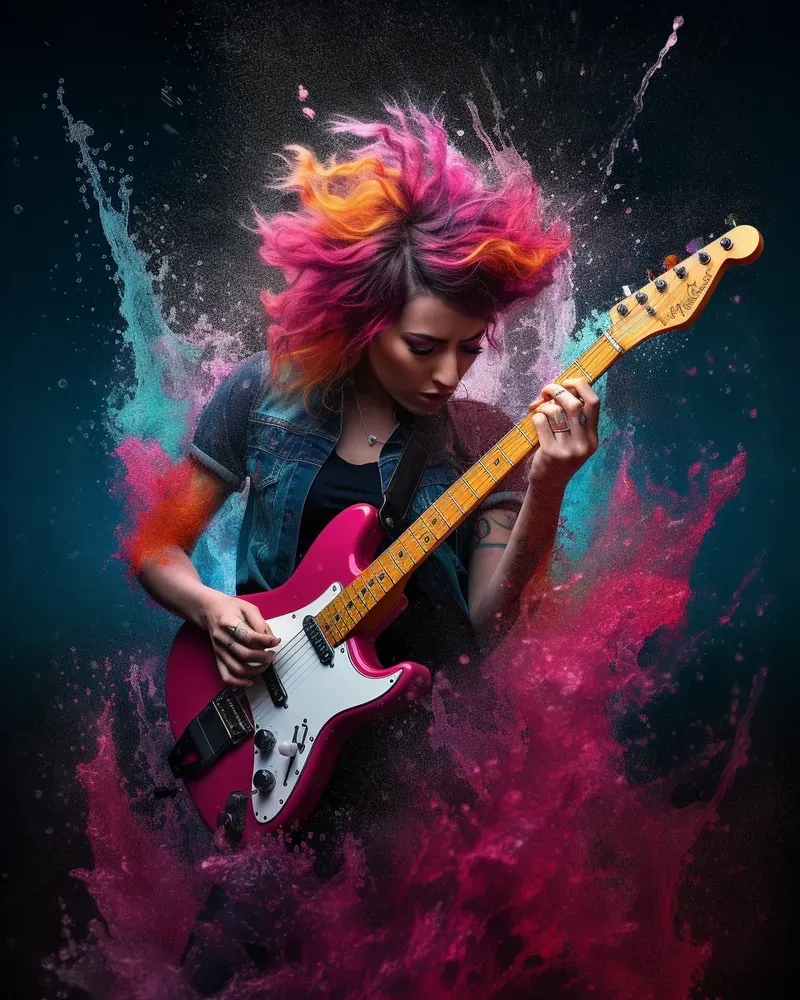 Captivating Waves Of Musical Expressions Midjourney Prompt | PromptBase