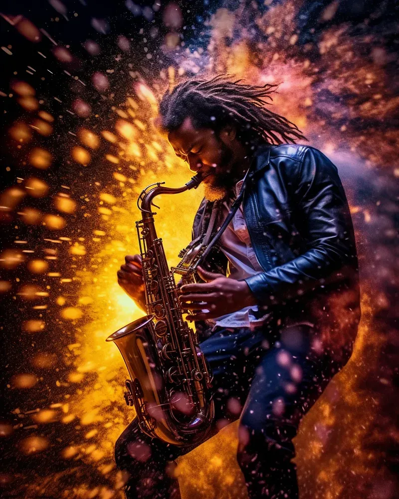 Captivating Waves Of Musical Expressions Midjourney Prompt | PromptBase