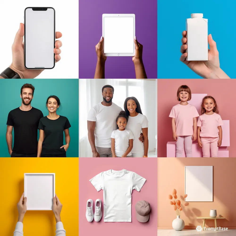 Simple Universal Mockups Midjourney Prompt | PromptBase