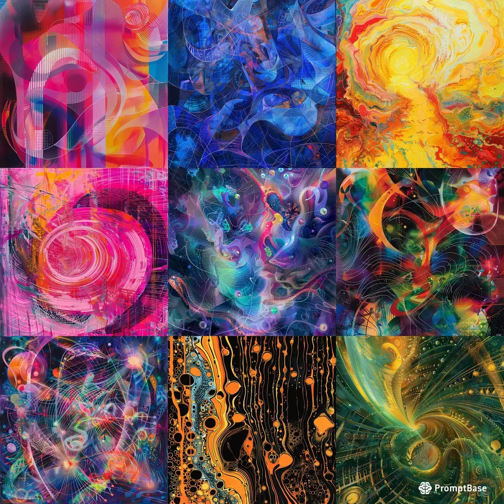 Helix Inspired Color Patterns Midjourney Prompt | PromptBase