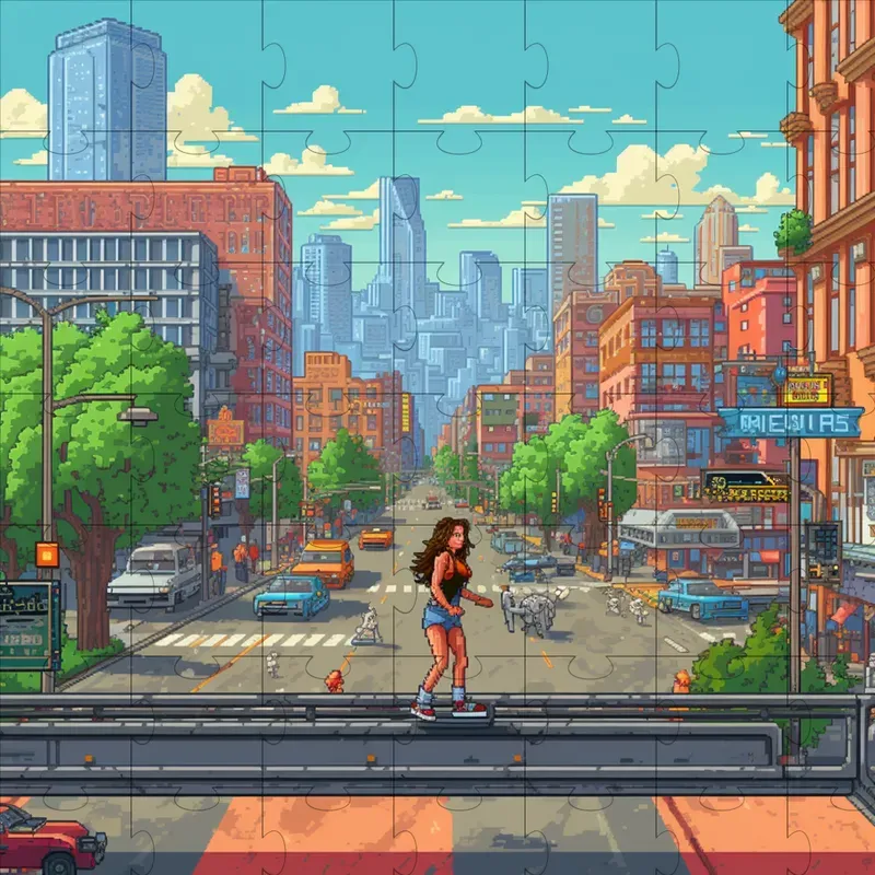 Interactive Pixel Art Creations Midjourney Prompt | PromptBase