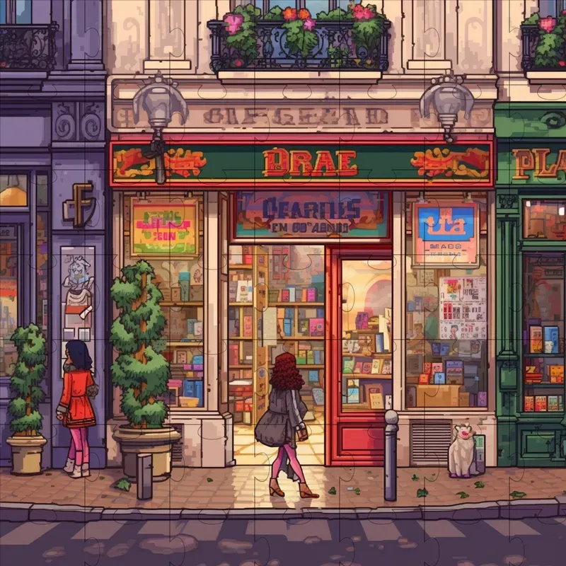 Interactive Pixel Art Creations Midjourney Prompt | PromptBase