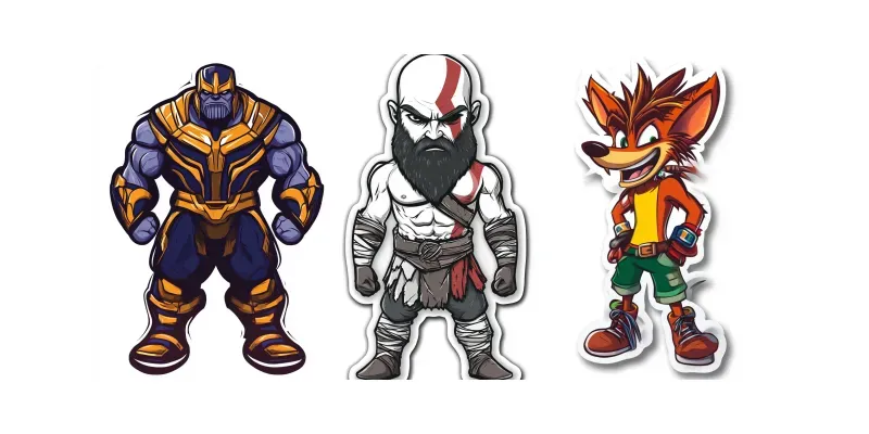 Character Logos Generator App | PromptBase