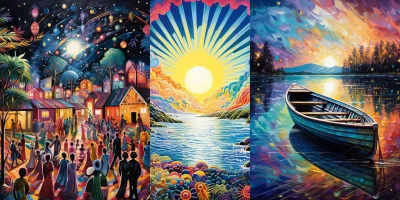 Disco Core Style Everythings Midjourney Prompt | PromptBase