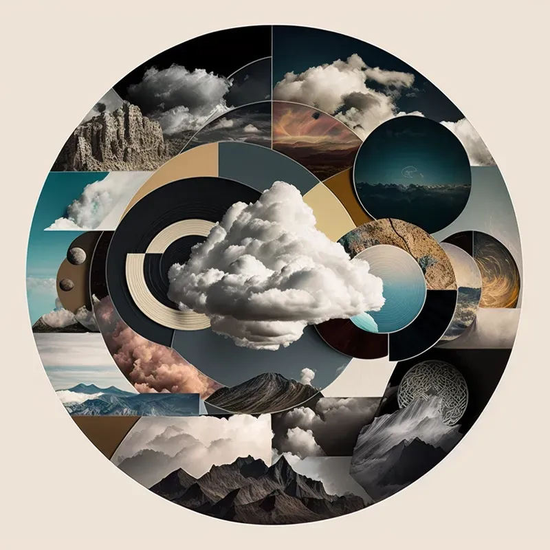 Beautiful Surrealist Photo Collages Midjourney Prompt | PromptBase