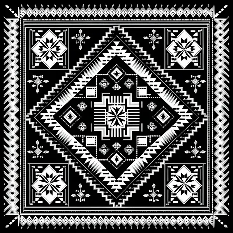 Native American Textile Coloring Pages Midjourney Prompt | PromptBase