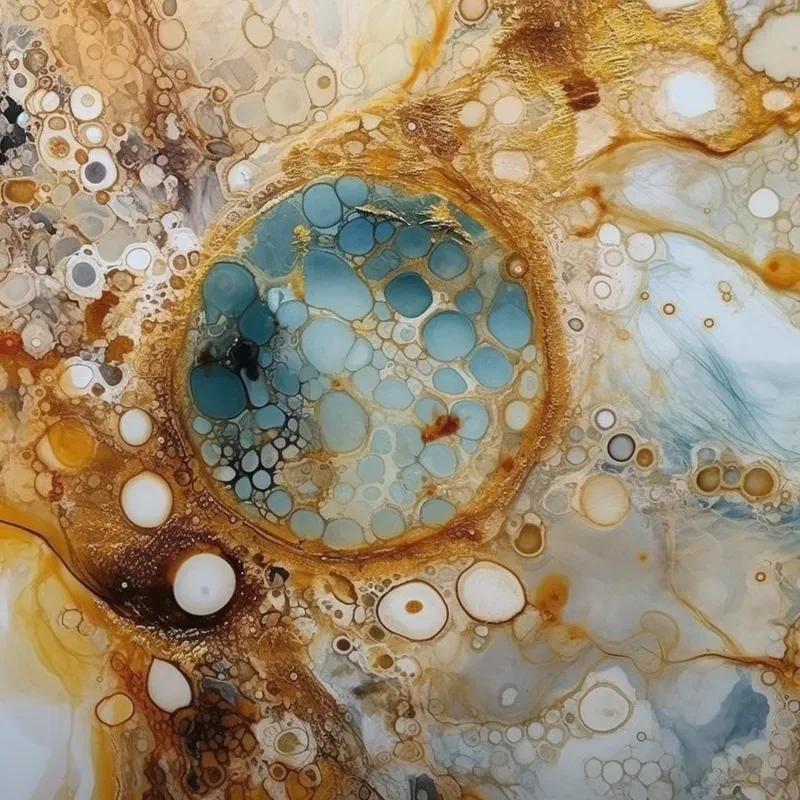 Cell Inspired Luxury Modern Art Midjourney Prompt | PromptBase