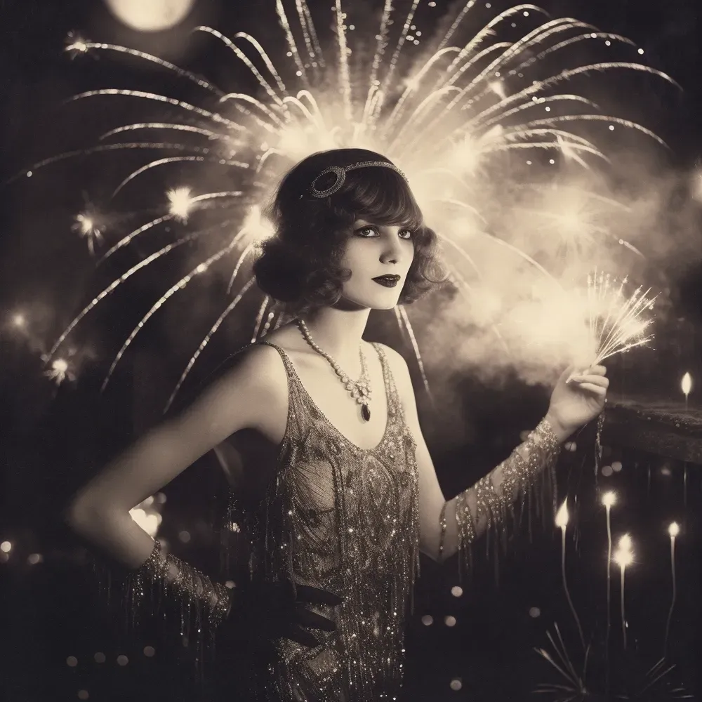 1920s Glitz And Glamor Photography Midjourney Prompt | PromptBase
