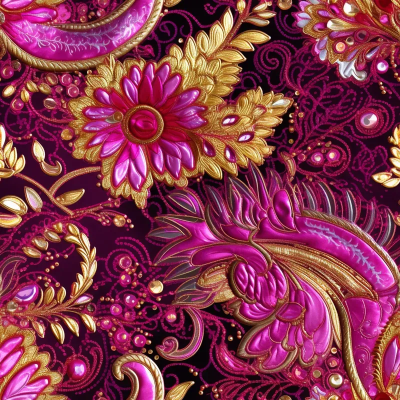 Beautiful Brocade Backgrounds Midjourney Prompt | PromptBase