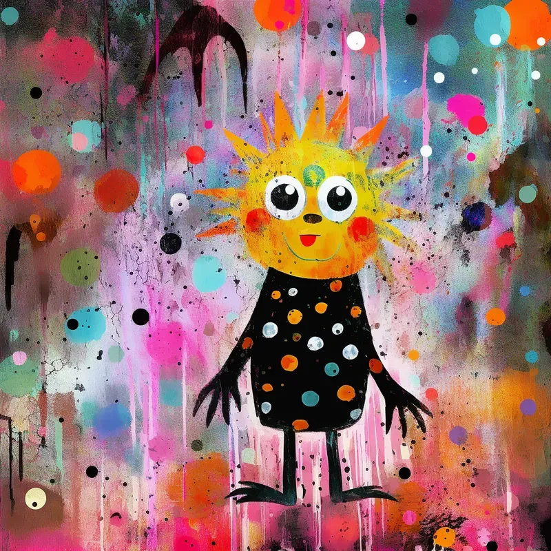 Whimsical Imaginary Friends Art Midjourney Prompt | PromptBase