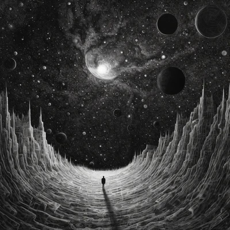 Black White Surrealism Charcoal Art Midjourney Prompt | PromptBase