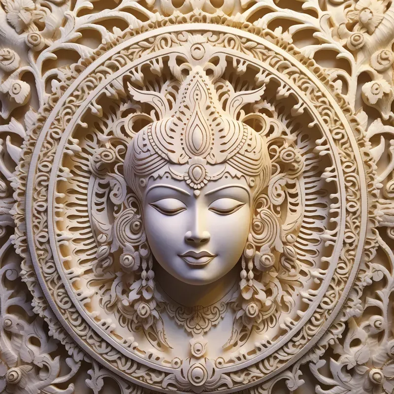 Carved Lace Art Midjourney Prompt | PromptBase