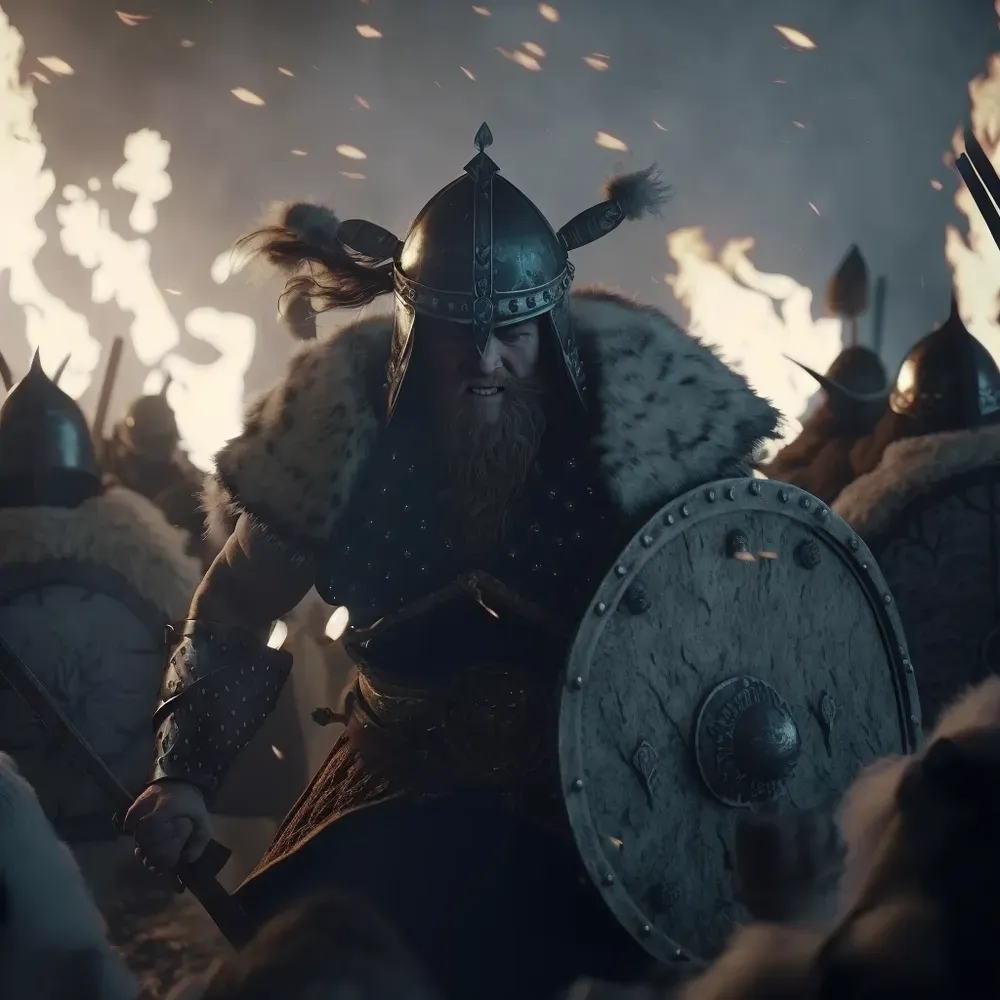 Cinematic Vikings Midjourney Prompt | PromptBase