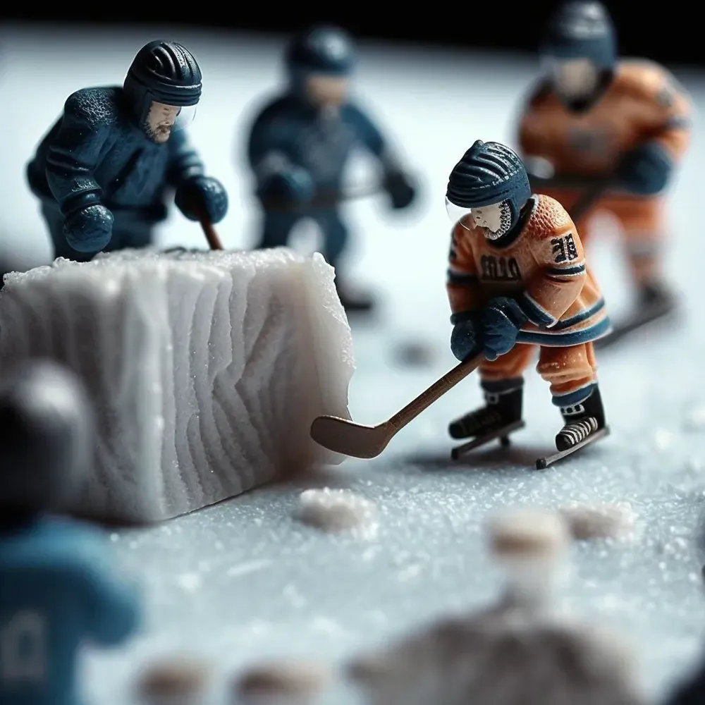 Miniature Sports Photographs Midjourney Prompt | PromptBase