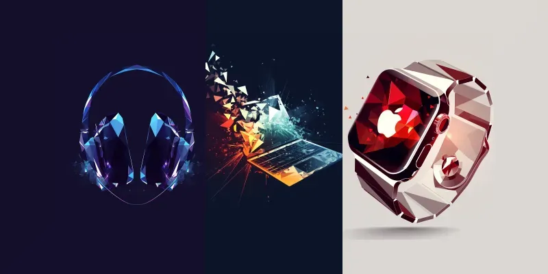 Low Poly Perfection Modern Logos Icons Generator App | PromptBase