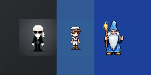 Retro Pixelated Video Game Characters Midjourney Prompt | PromptBase