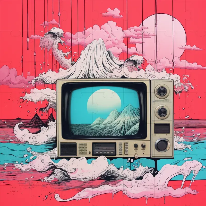 Abstract And Surreal Illustration Covers Midjourney Prompt | PromptBase