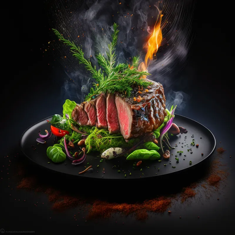 Realistic Food Renderings Midjourney Prompt | PromptBase