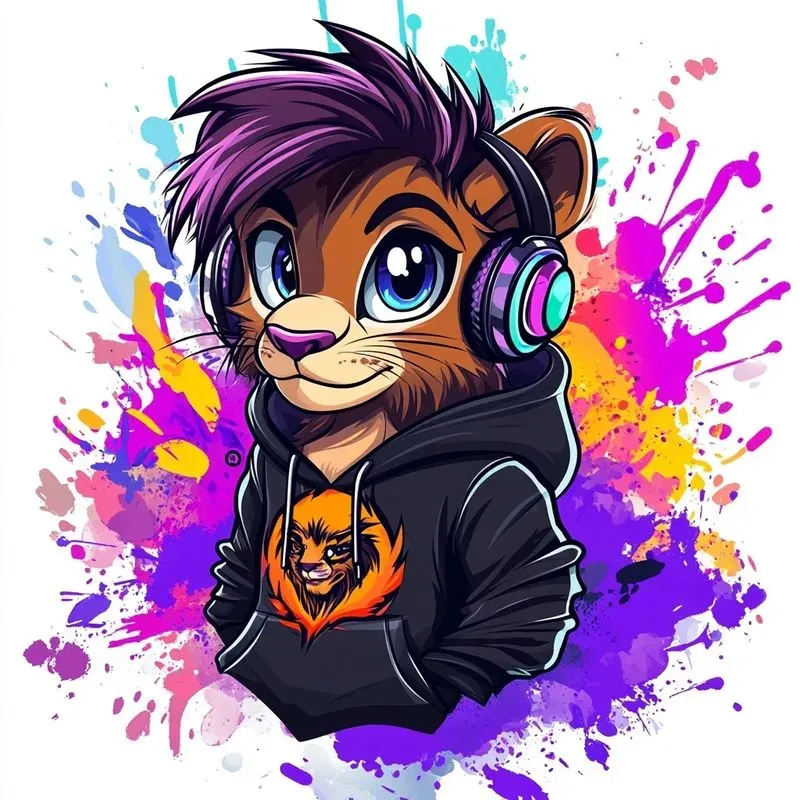 Trendy Animal Gamer Avatars Midjourney Prompt | PromptBase