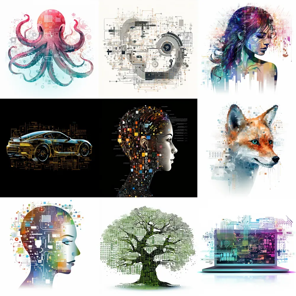 Advanced Logos For Tech Brands Midjourney Prompt | PromptBase