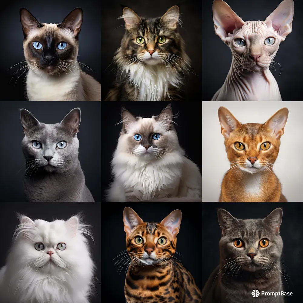 Realistic Cat Photographs Midjourney Prompt | PromptBase