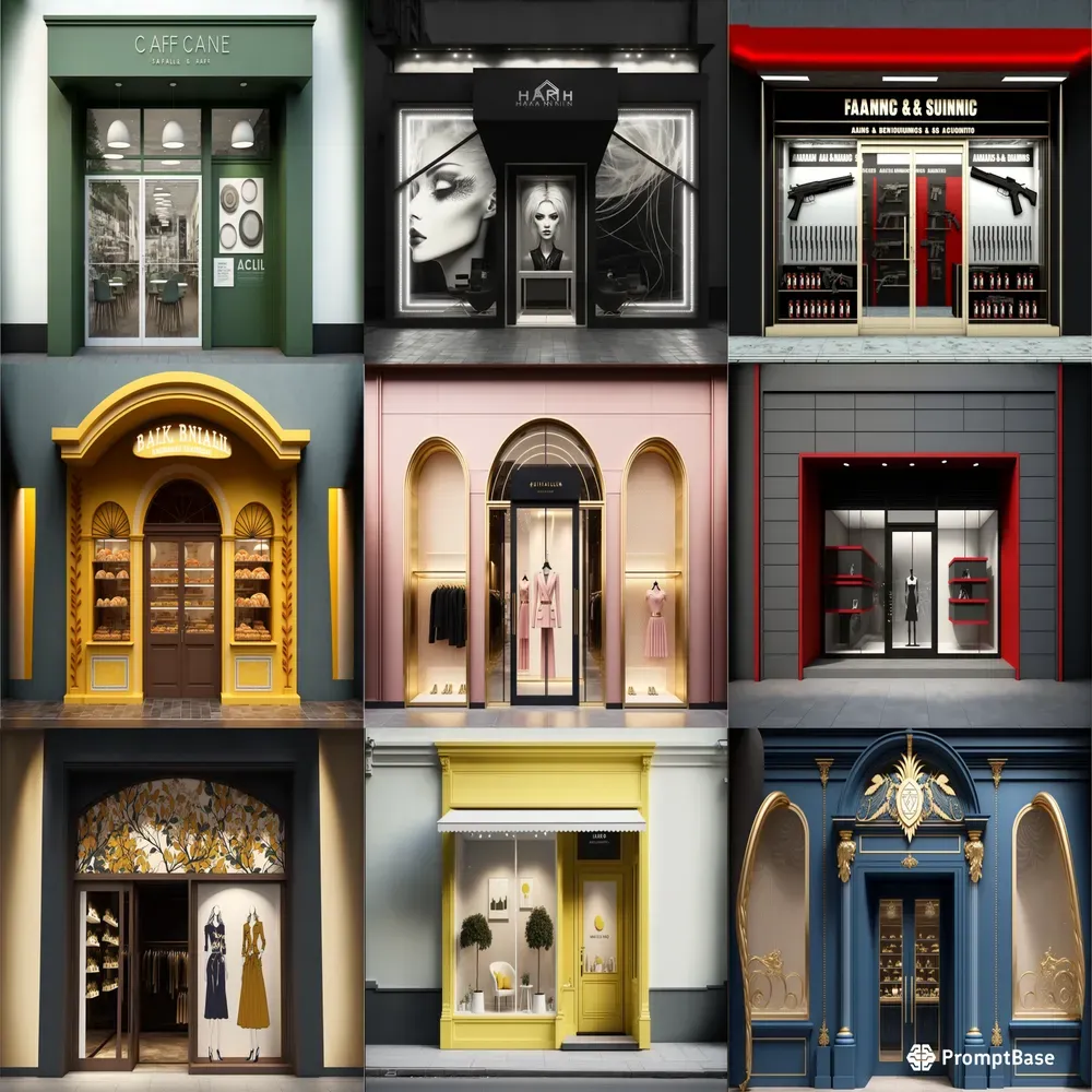 Storefront Designs Midjourney Prompt | PromptBase