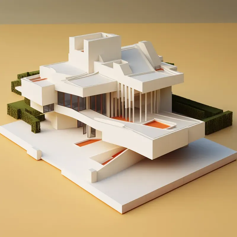 Villa Miniature Architecture Models Midjourney Prompt | PromptBase