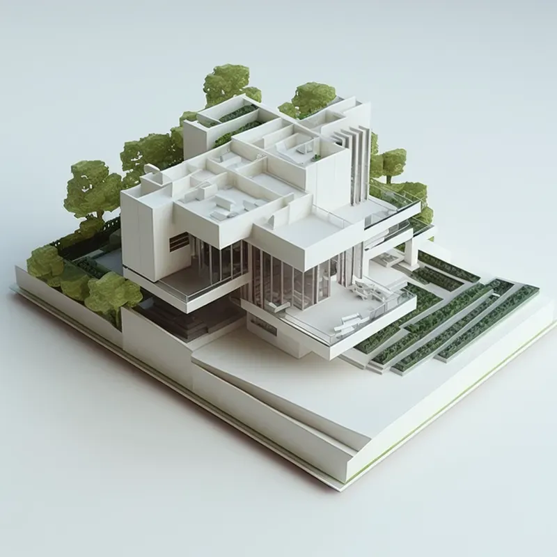 Villa Miniature Architecture Models Midjourney Prompt | PromptBase