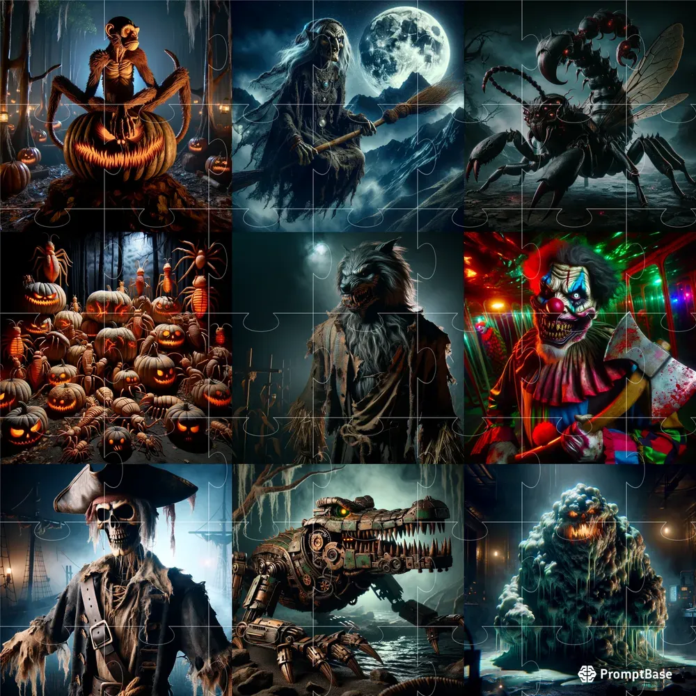 Dark Horror Creatures DALL·E Prompt | PromptBase