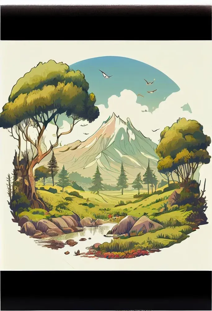 Nature Landscape Designs Midjourney Prompt | PromptBase