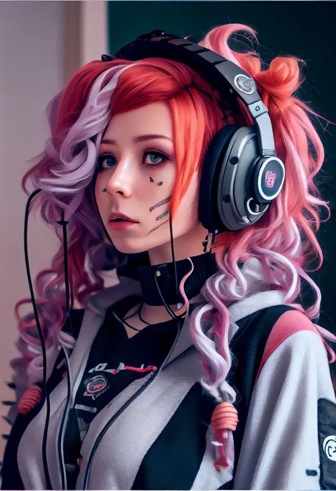 Cute Gamer Girl Photography Midjourney Prompt | PromptBase